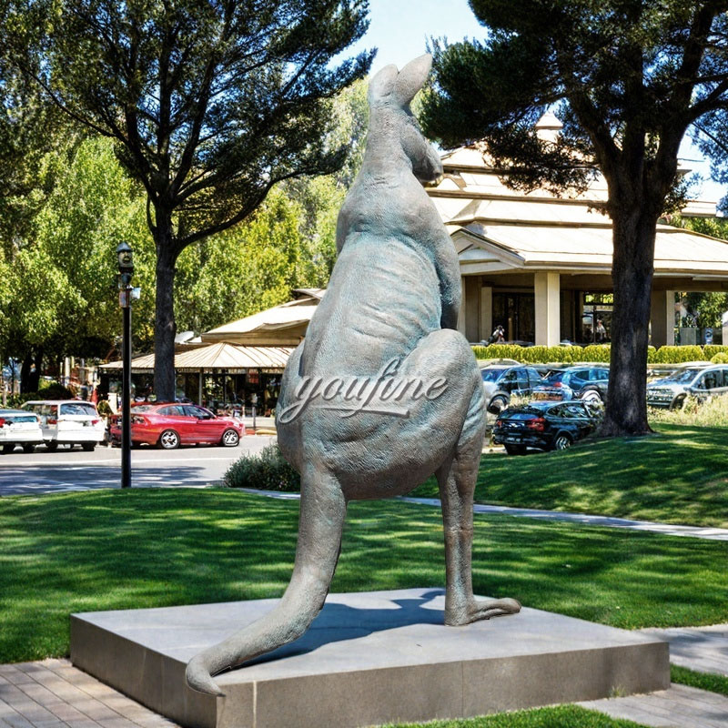 Giant Lifelike Bronze Kangaroo Statue BAN-004- Bronze animal statue ...